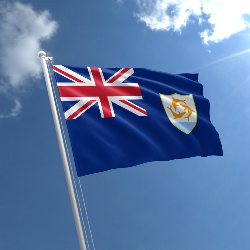 Anguilla Flag Vector Flags Of Anguilla, Collection Of Anguilla Flags.