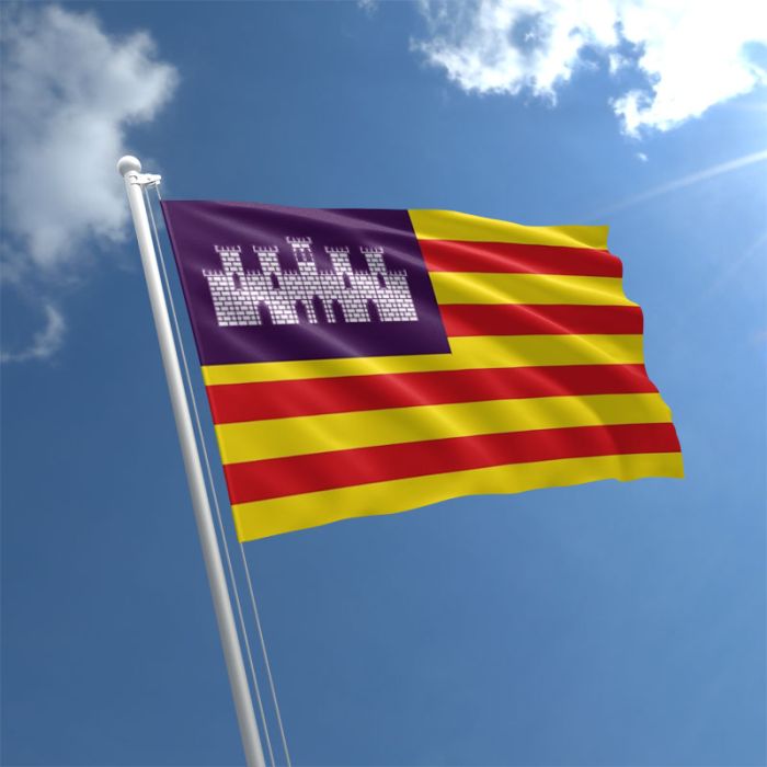Balearic Islands flag | flag of Balearic Islands - The Flag Shop