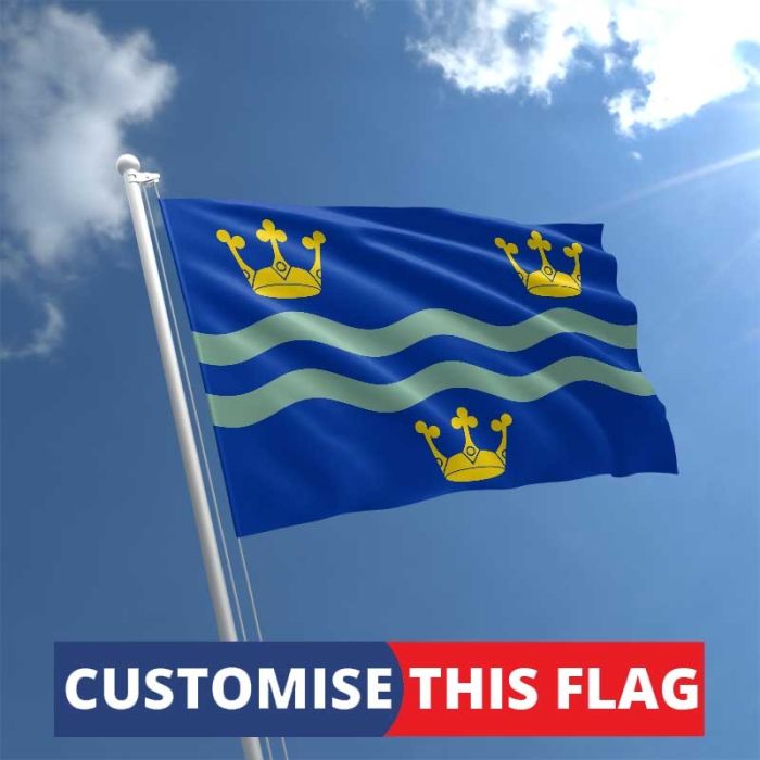 Custom Cambridgeshire Flag | Personalised Flag | The Flag Shop