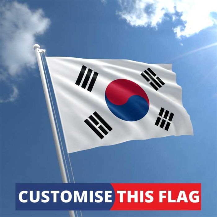 Custom South Korea Flag | Custom Flags | The Flag Shop