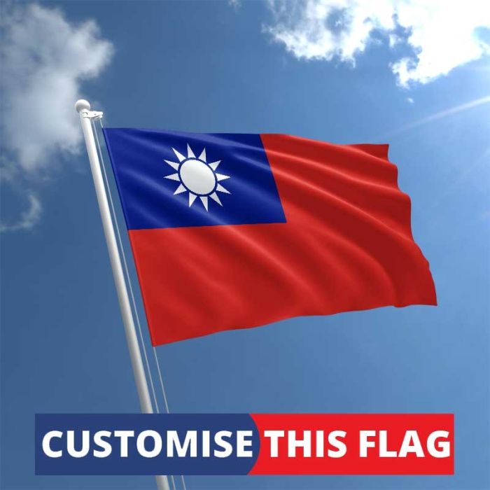 Custom Taiwan Flag | Personalised Flag | The Flag Shop