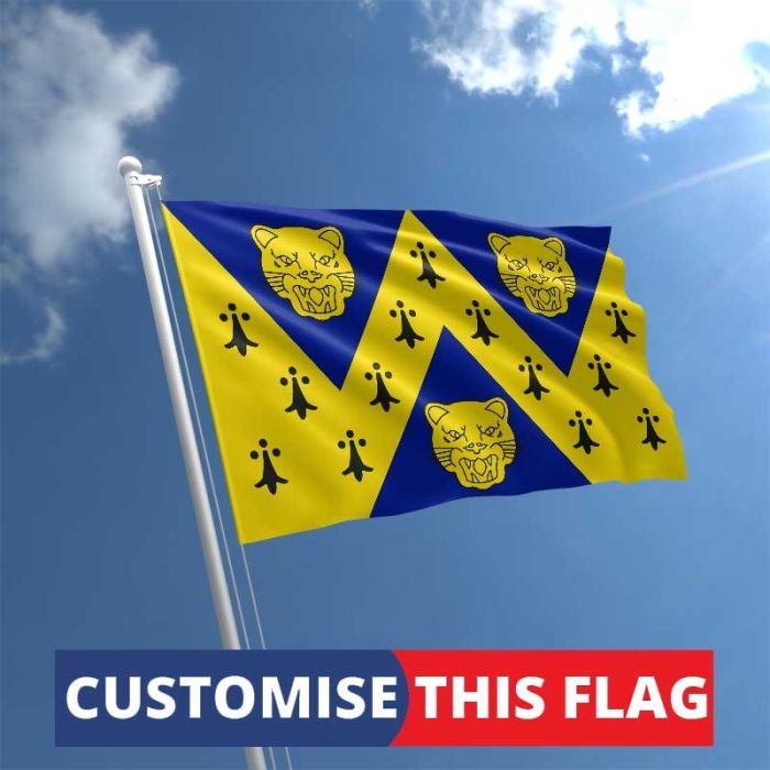 Custom Shropshire Flag | Personalised Flag | The Flag Shop