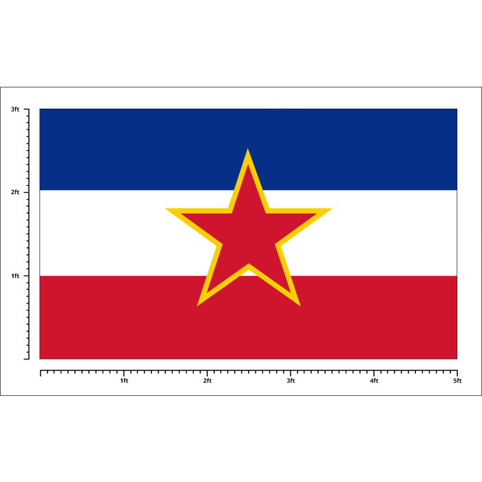 Yugoslavia Flag Yugoslavia Fireworks Sparkling Flag. New Year,
