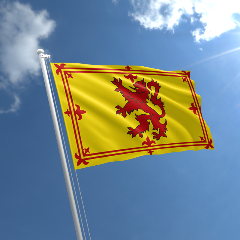 Lion Rampant Scottish Flag