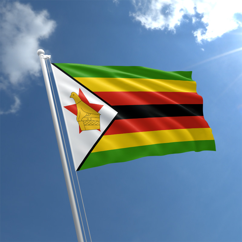 Zimbabwe S Flag 980+ Flag Of Zimbabwe On Banner Stock Photos, Pictures