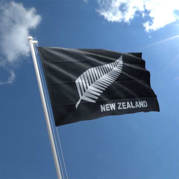 New Zealand All Blacks Flag | New Zealand Black Flag | The Flag Shop