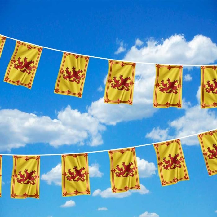 Scotland Lion Rampant Flag Bunting | Flag Bunting | The Flag Shop