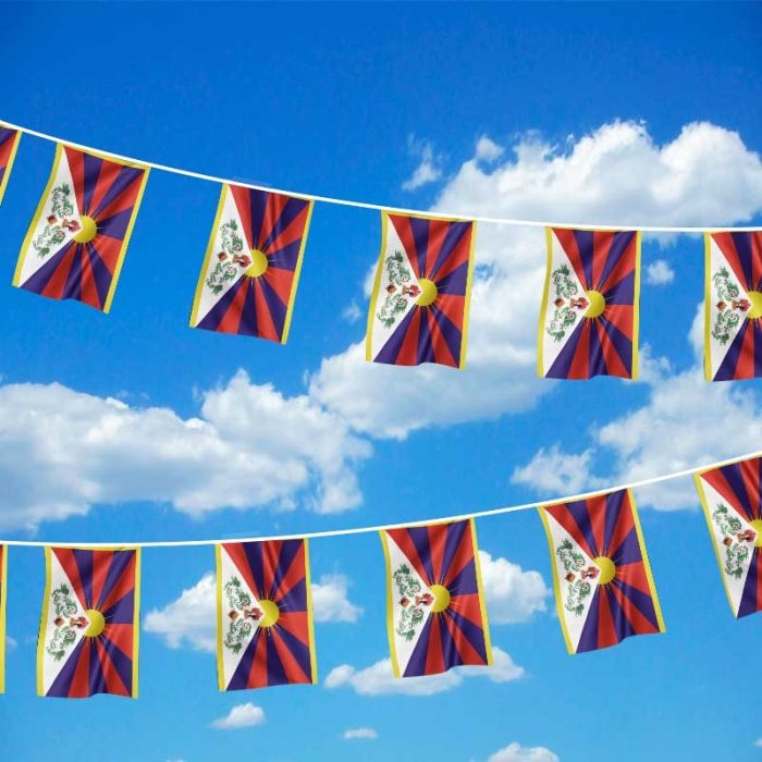 Tibet Flag Bunting | Buy Tibet Bunting | The Flag Shop